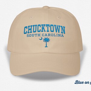 Charleston Embroidered Dad Cap, Chucktown Adjustable Unisex Baseball ...