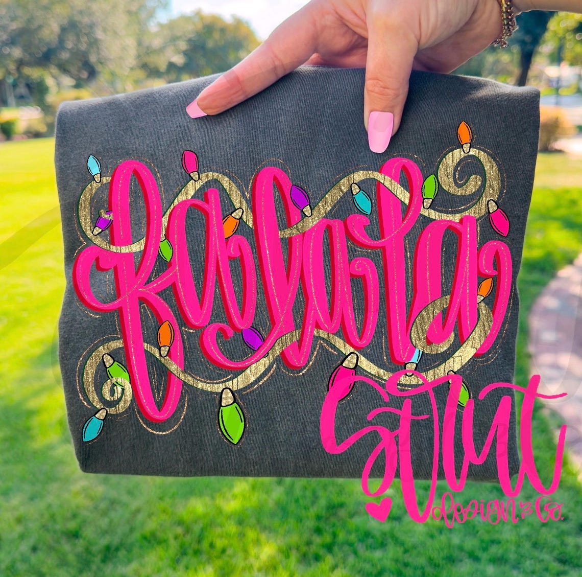 Fa La La Christmas Girly PNG - Trendy Christmas Design - Christmas ...