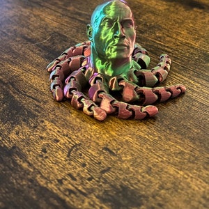 3d Printed Dwayne the Rock Johnson Rocktopus Fidget Toy - Etsy