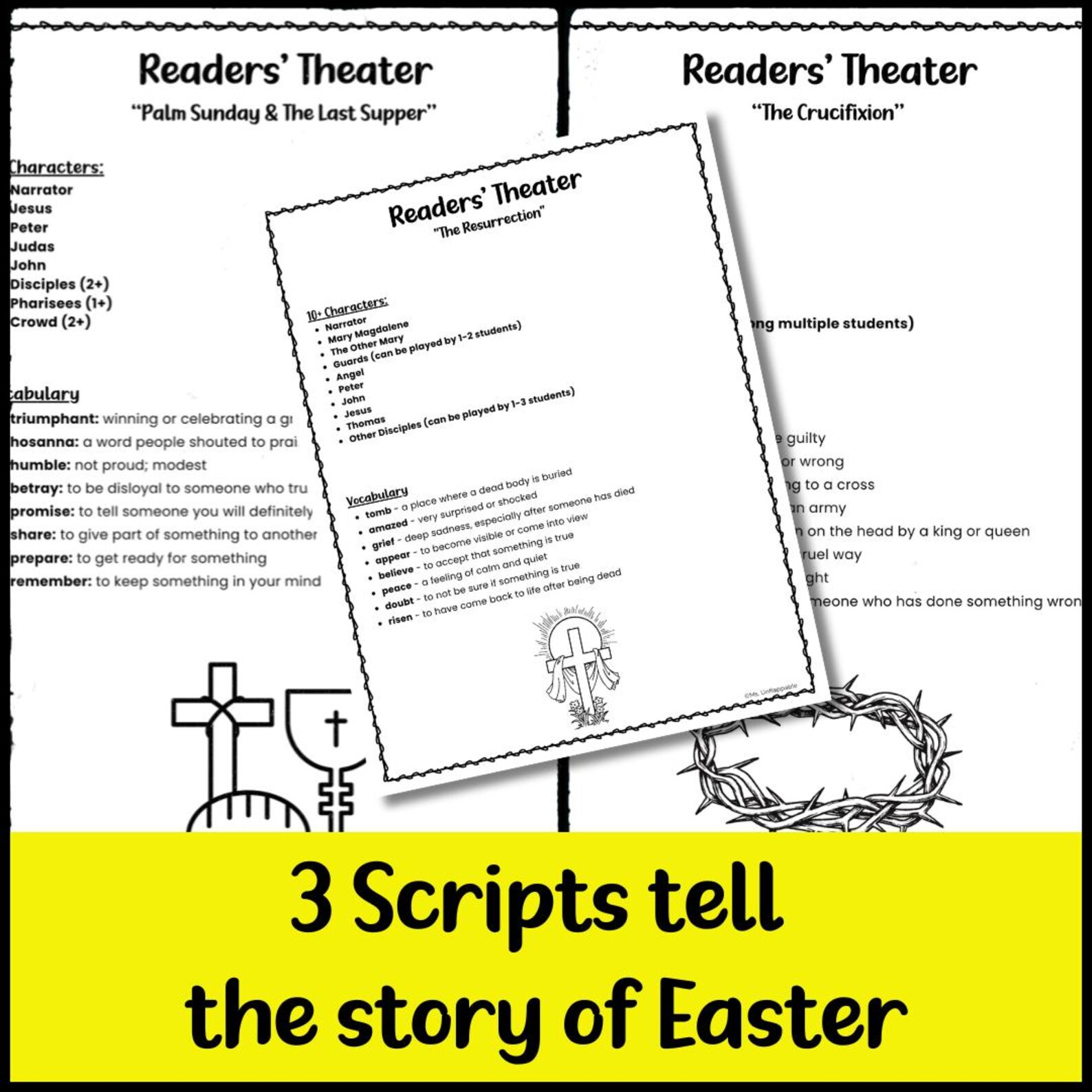 Easter Readers Theater, Easter Play, Easter Scripts, the Story of ...