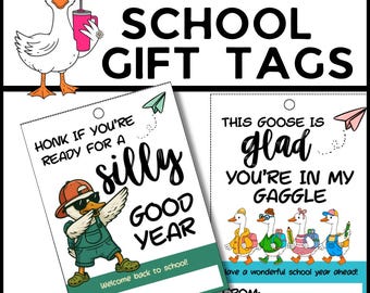 Welcome Back to School Gift Tag, School Open House Gift Tag, Meet and ...