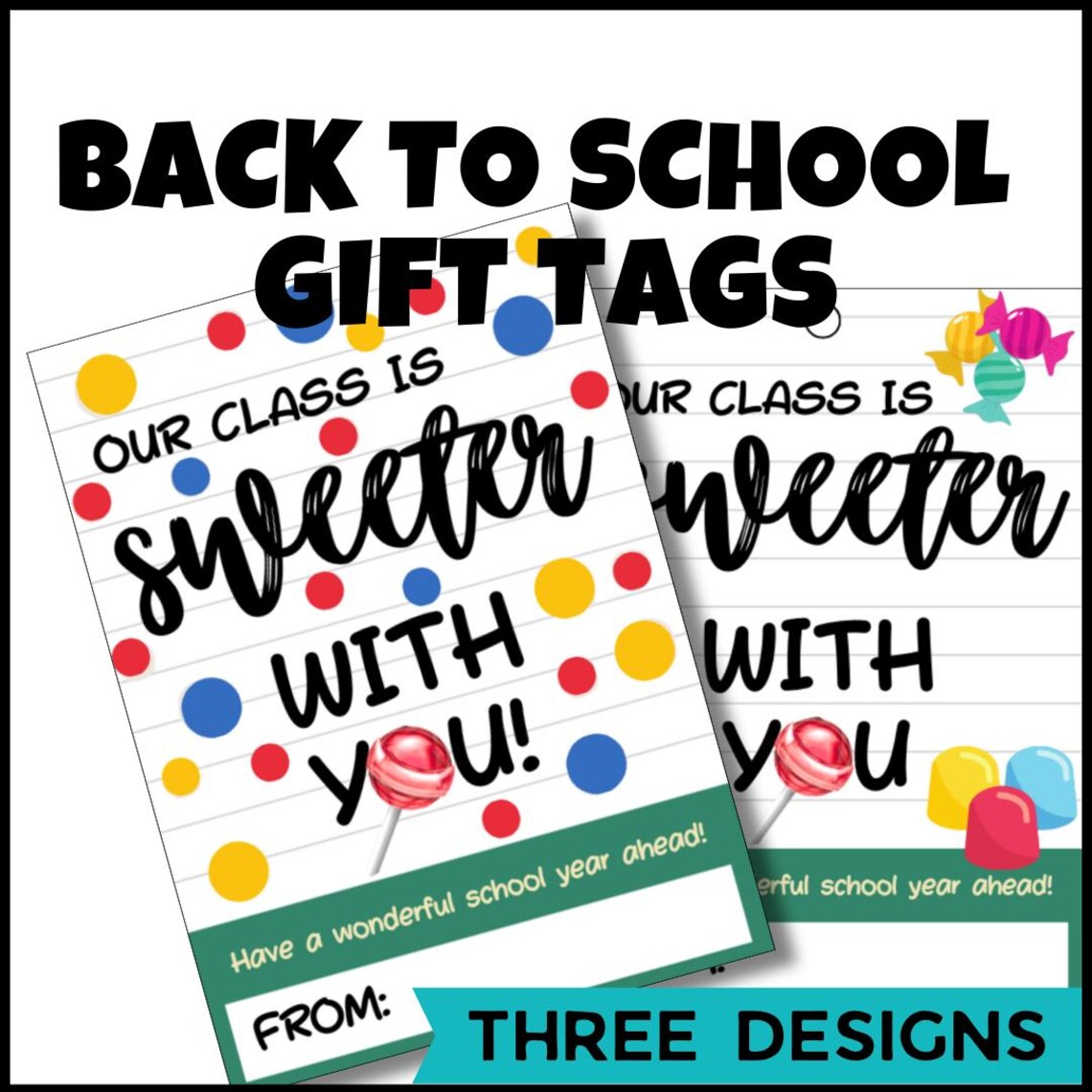 Welcome Back to School Gift Tag, School Open House Gift Tag, Meet and ...