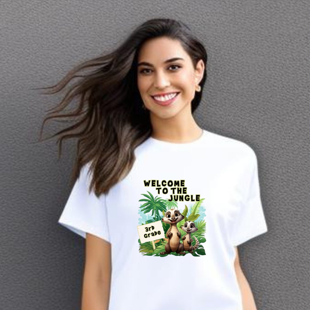 Welcome to the Jungle Back to School Shirt, First Day of School Shirt ...
