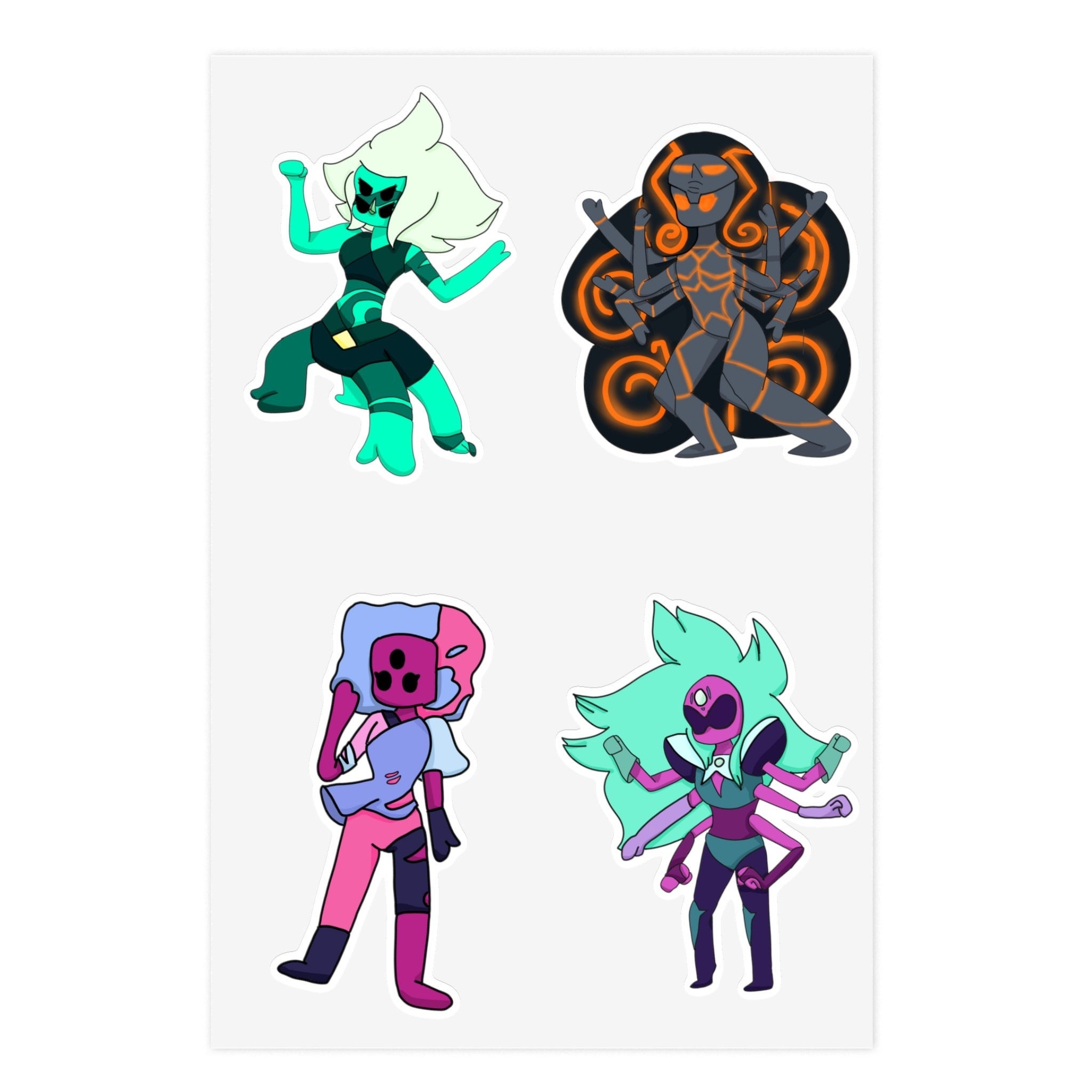 Steven Universe Fusion Sticker Sheets Part 2 - Etsy