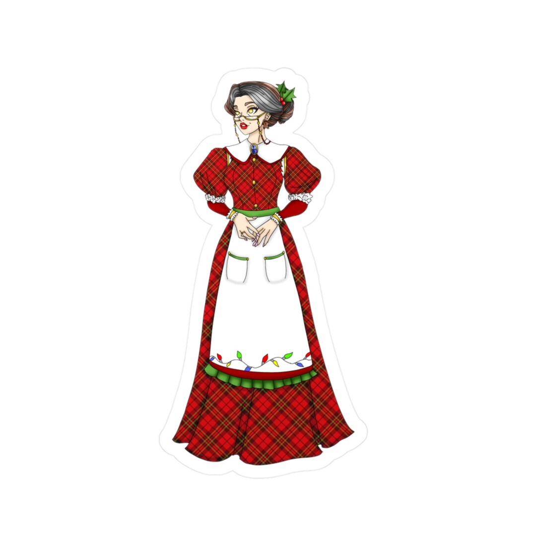 Miss. Clause Kiss-cut Vinyl Decals - Etsy
