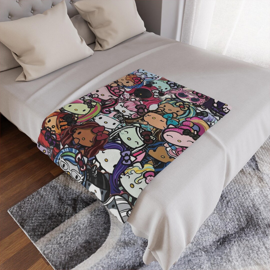 Hello Kitty X Monster High Minky Blanket - Etsy
