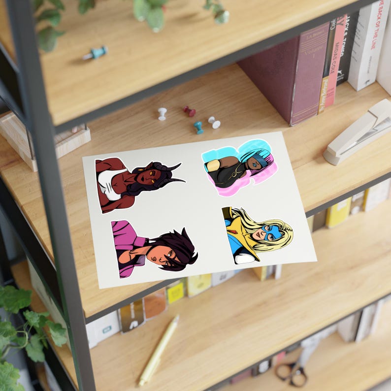 Dispatch Pop Art Sticker Sheets - Etsy UK