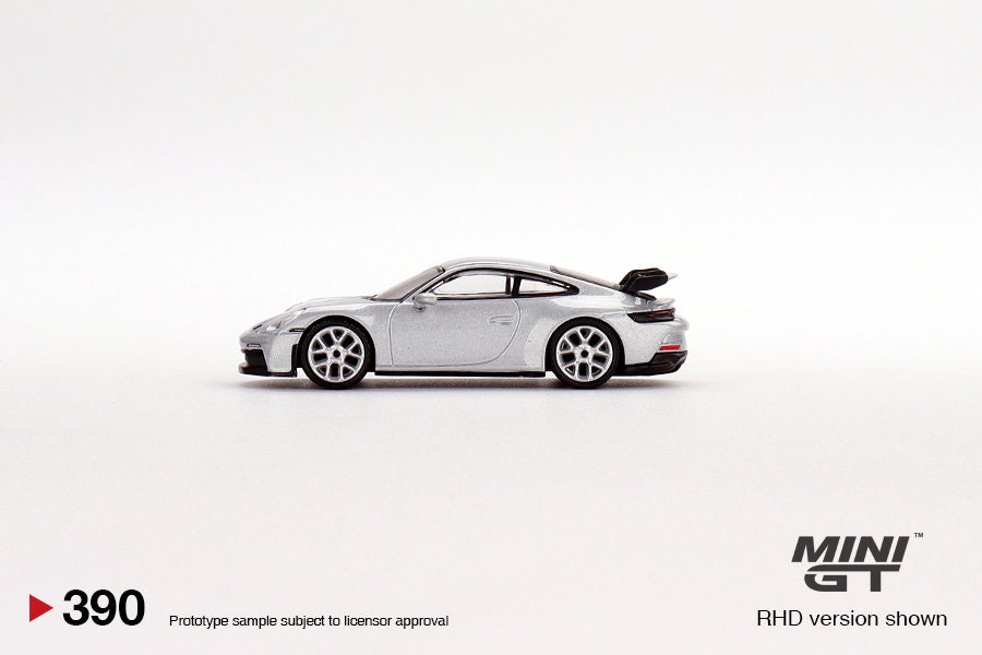 Mini GT Porsche 911 (992) GT3 GT Silver Metallic - MGT00390 1:64 ...