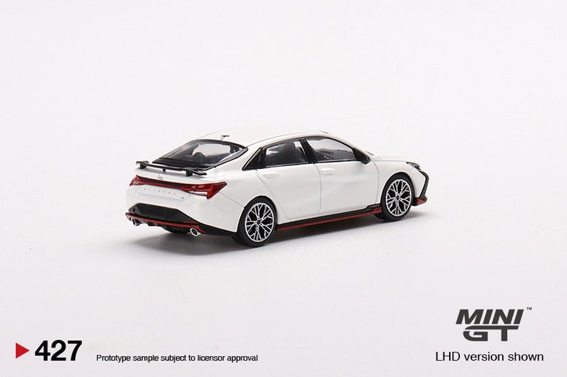 Mini GT Hyundai Elantra N Ceramic White - MGT00427 1:64 Diecast Car ...