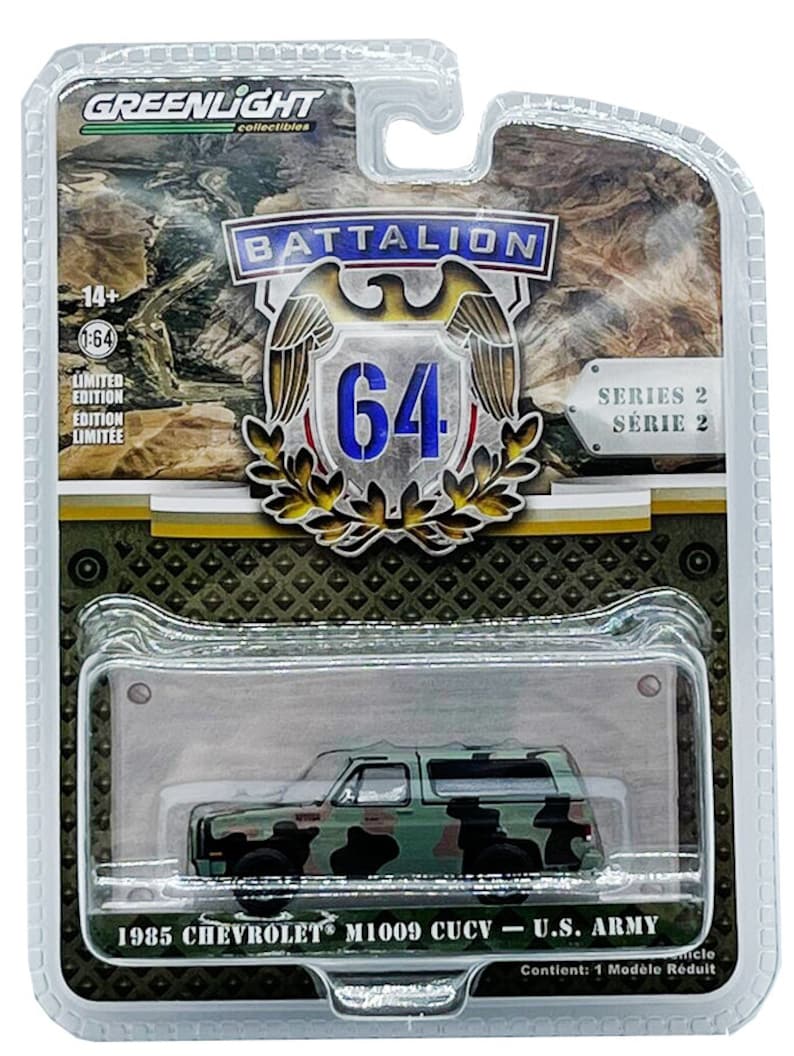 Greenlight 1985 Chevrolet M1009 CUCV – U.S. Army Diecast Model (1:64 ...