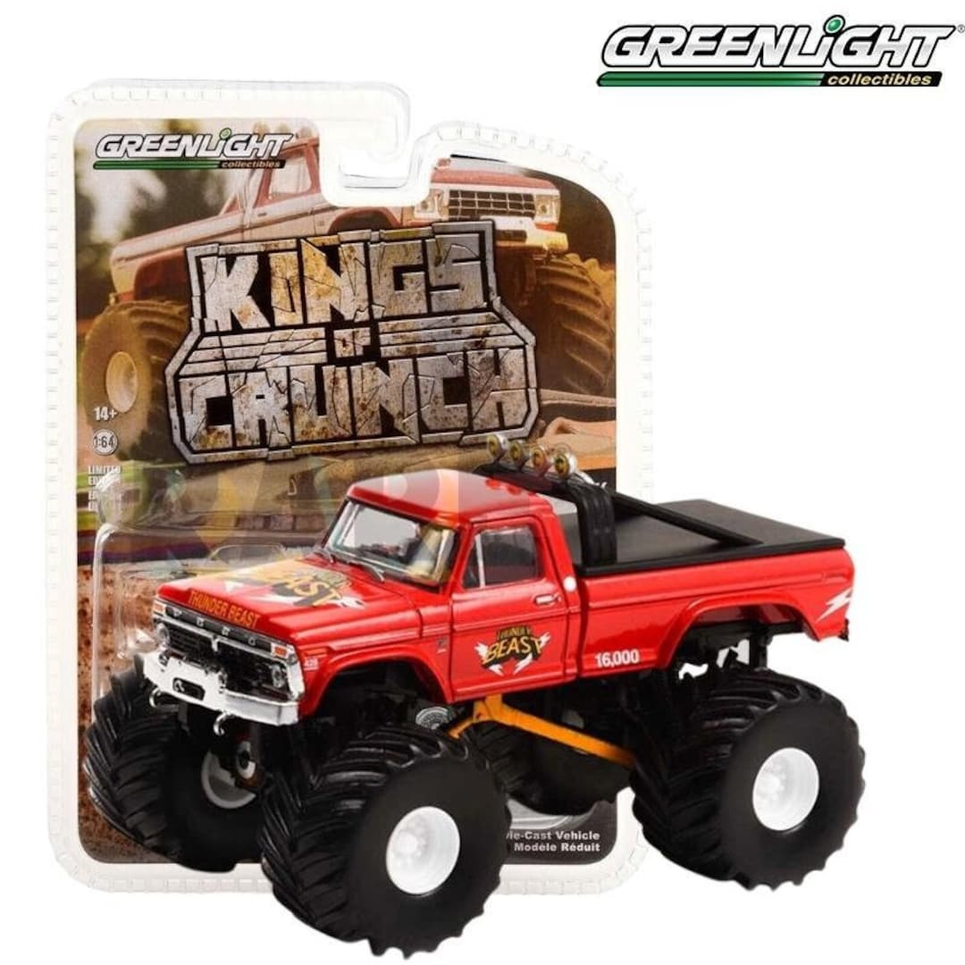 Greenlight Kings of Crunch Series 11 - Thunder Beast - 1976 Ford F-250 Monster Truck - 49110-B 1 ...