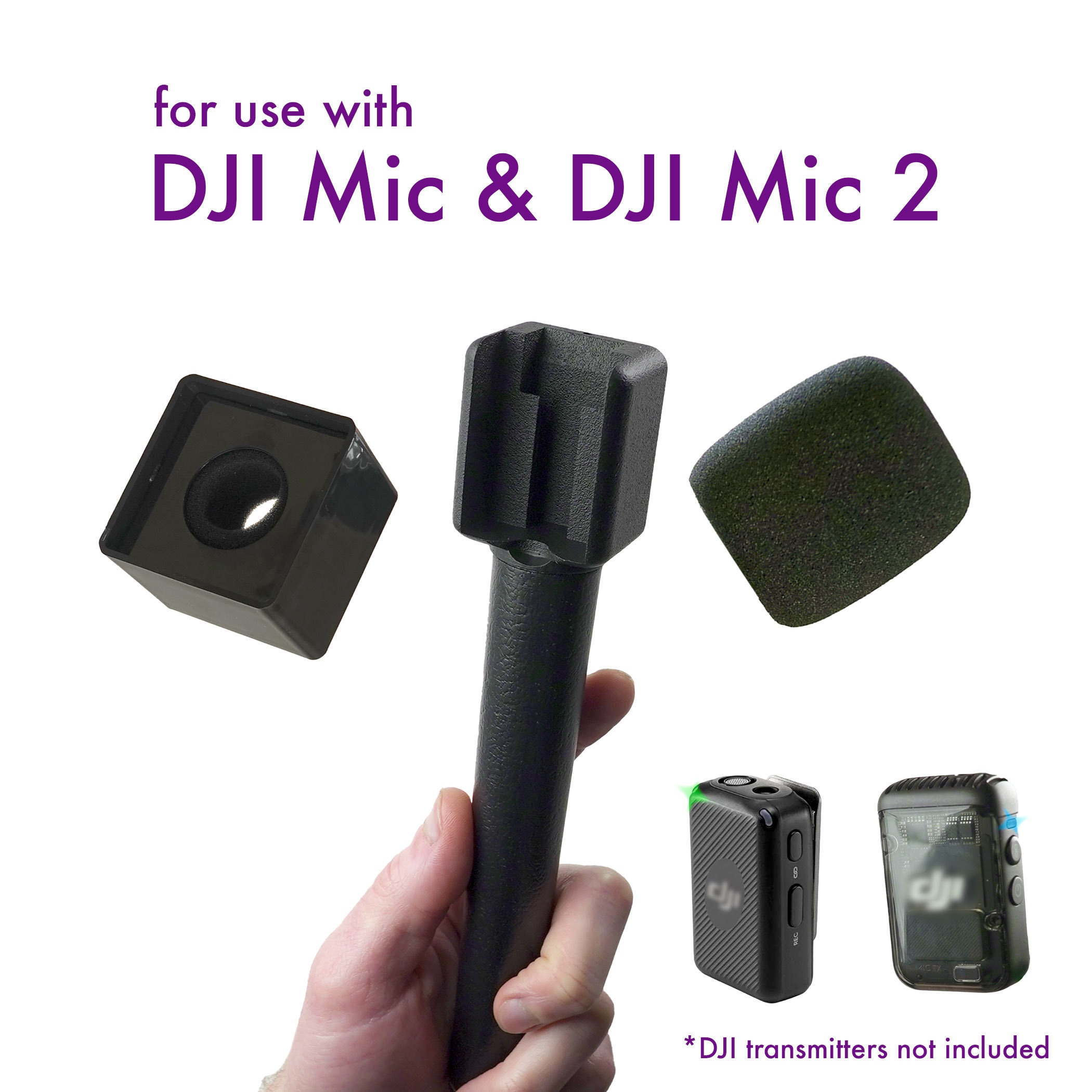 DJI Mic & DJI Mic 2 ハンドヘルドワイヤレスマイクアダプター DJI Mic & DJI Mic 2 ハンドヘルドワイヤレスマイクアダプター
