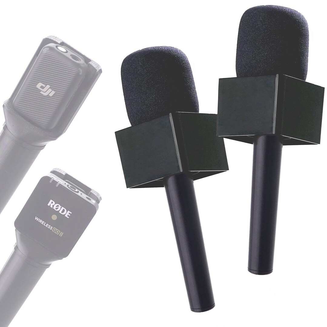 Interview Handle for DJI Mic, Hollyland Lark, & Rode Pro Wireless ...