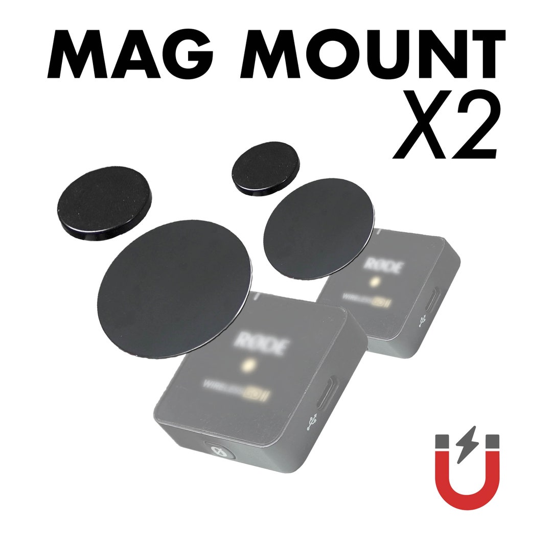 Magnetic Mount for Rode Wireless PRO, Go, Go II & ME Microphones ...