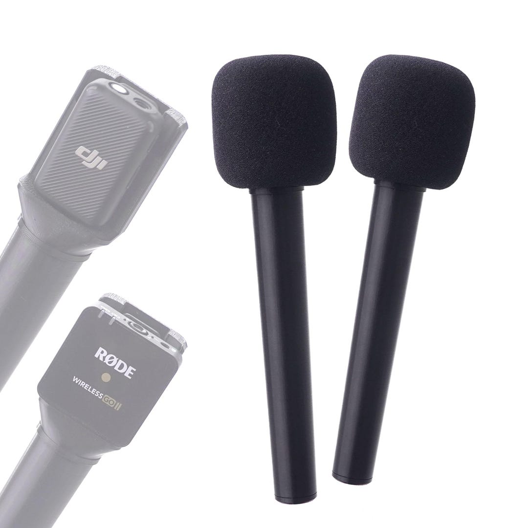 Interview Handle for DJI Mic, Hollyland Lark, & Rode Pro Wireless ...