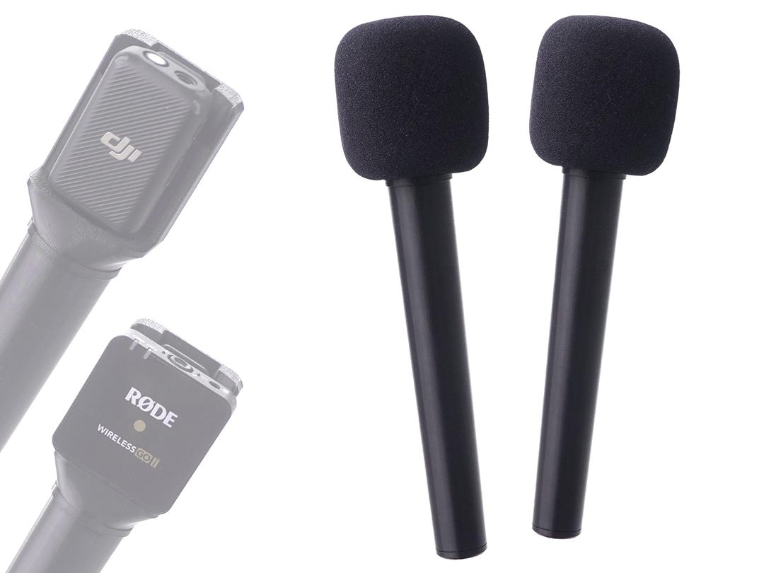 Interview Handle for DJI Mic, Hollyland Lark, & Rode Pro Wireless ...