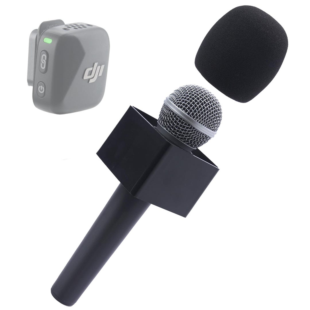 DJI Mic Mini Pro Interview Handle Adapter -- Wireless Microphone ...