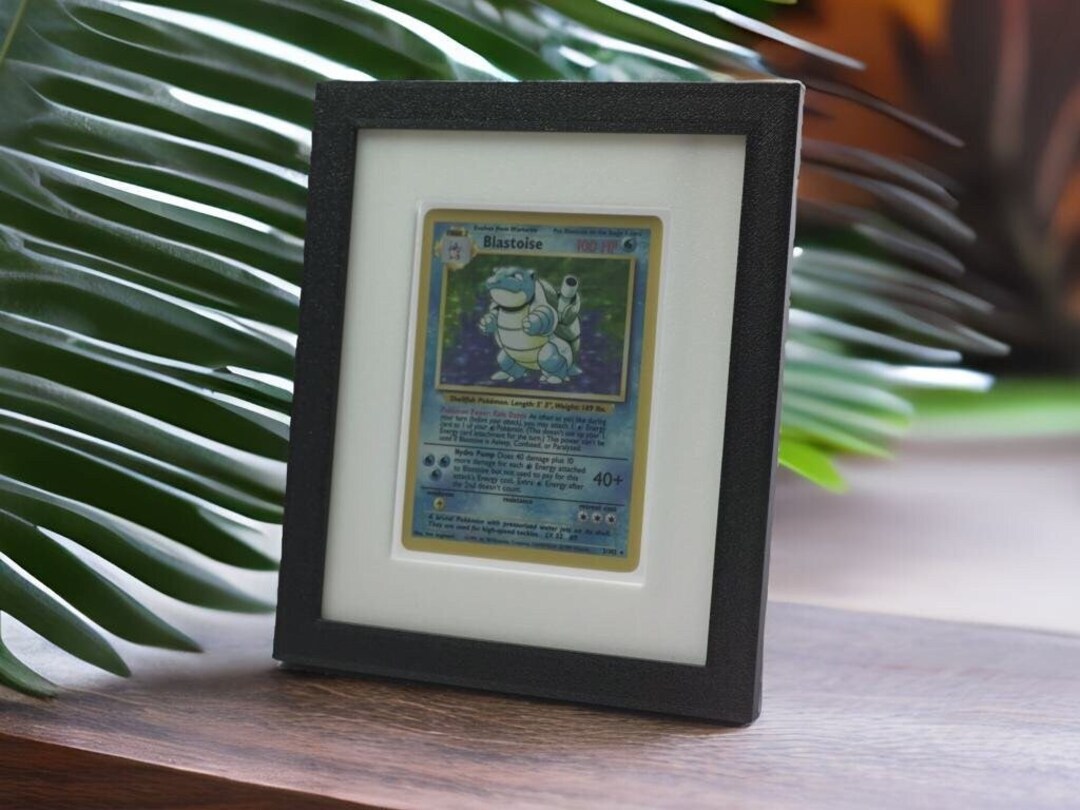 Classic Matted Art Frame for Collectable Trading Cards - Wall Mountable ...
