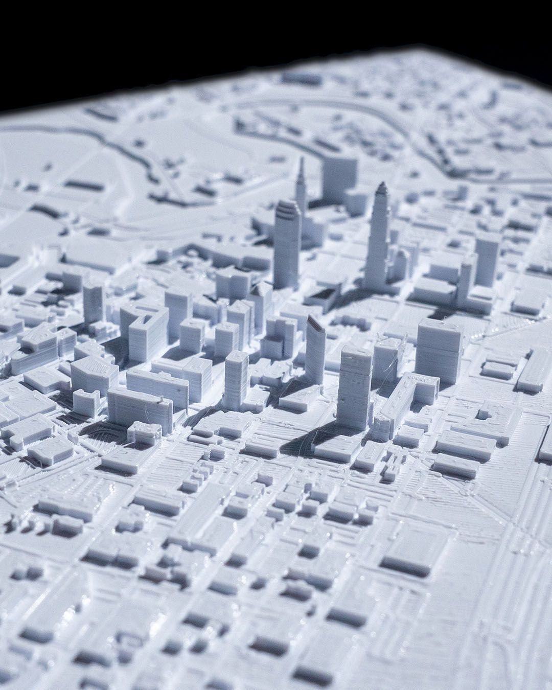 3D Printed City Frames – Cleveland - Etsy