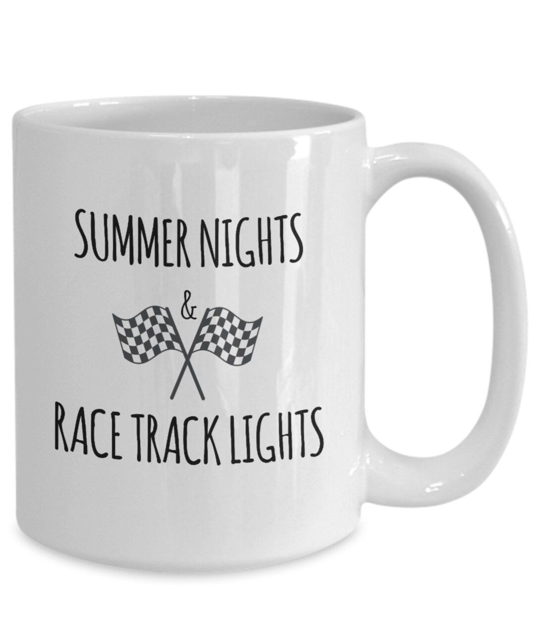 Racing Mug, Race Track Lights, Racing Lover Gift, Race Fan Mug, Car ...