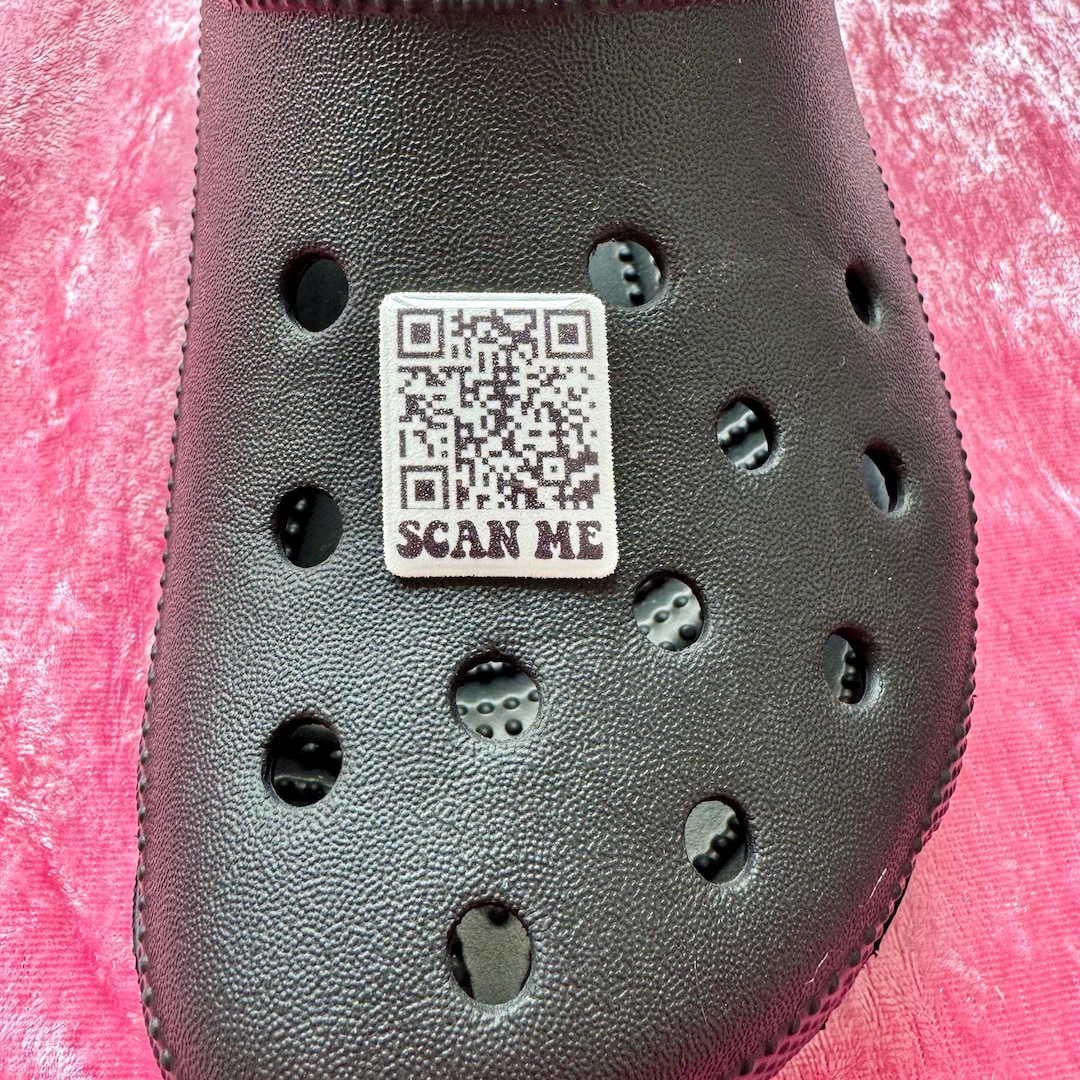 Rick Roll QR Code Croc/clog Charm, Rick Astley Never Gonna Give You up ...
