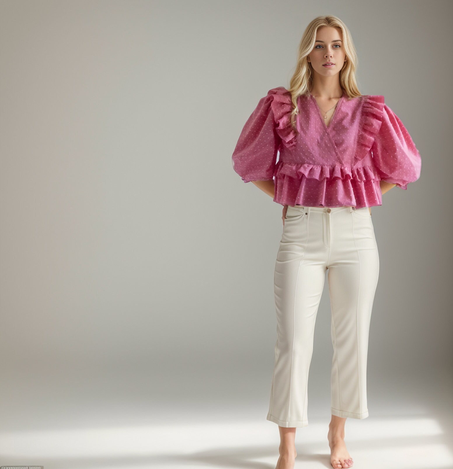 70's Vintage Style Dress Top Sewing Pattern, Blouse Pattern Cocktail ...