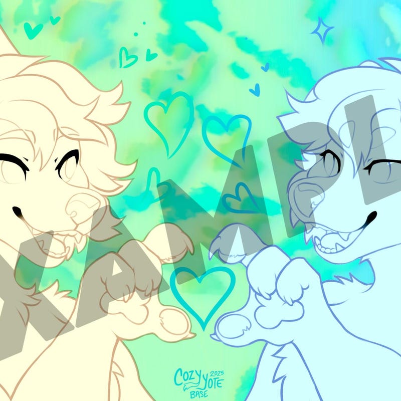 Furry Couples Art - Etsy