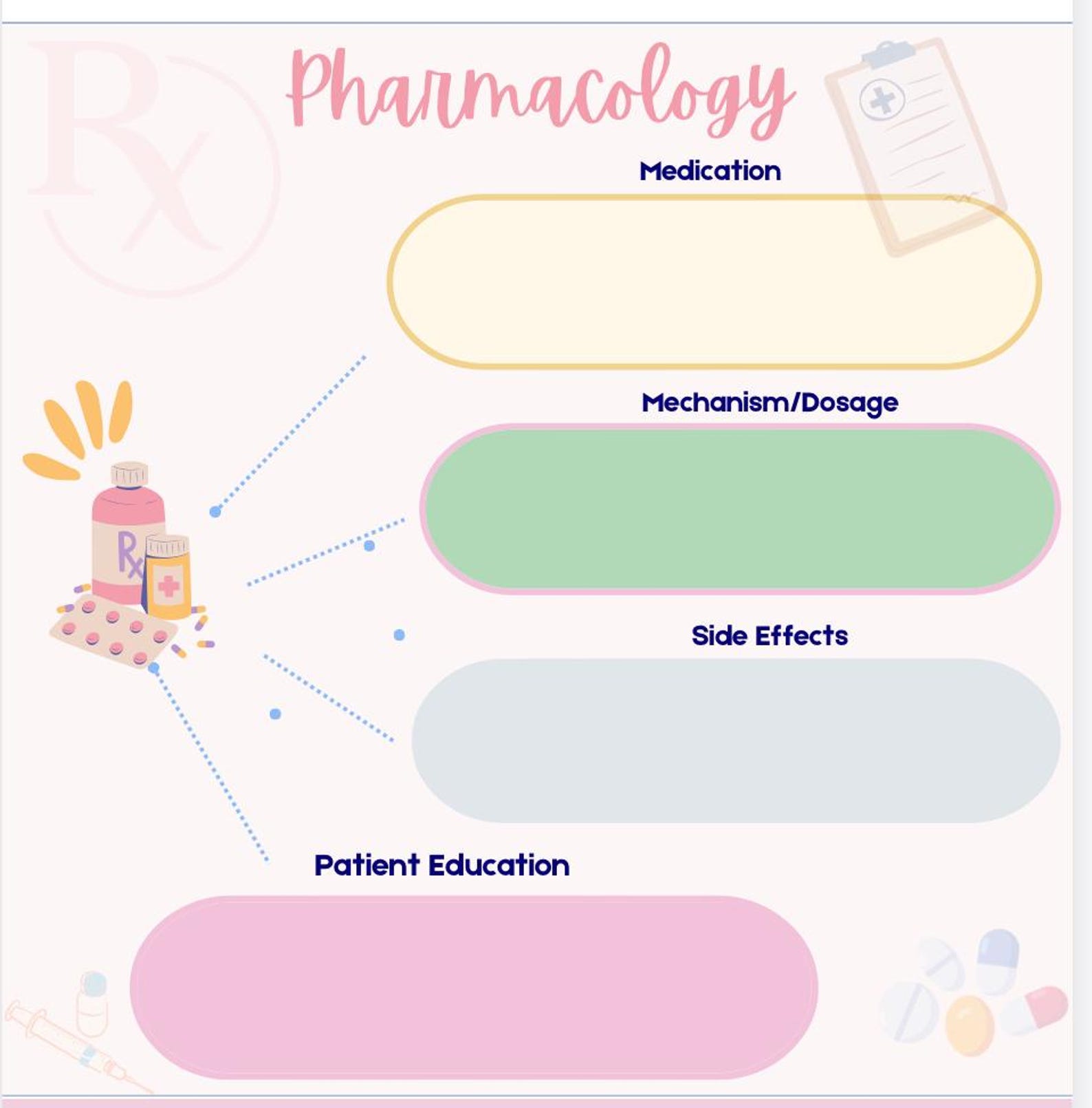 Nursing Study Maternity Template Bundle - Etsy