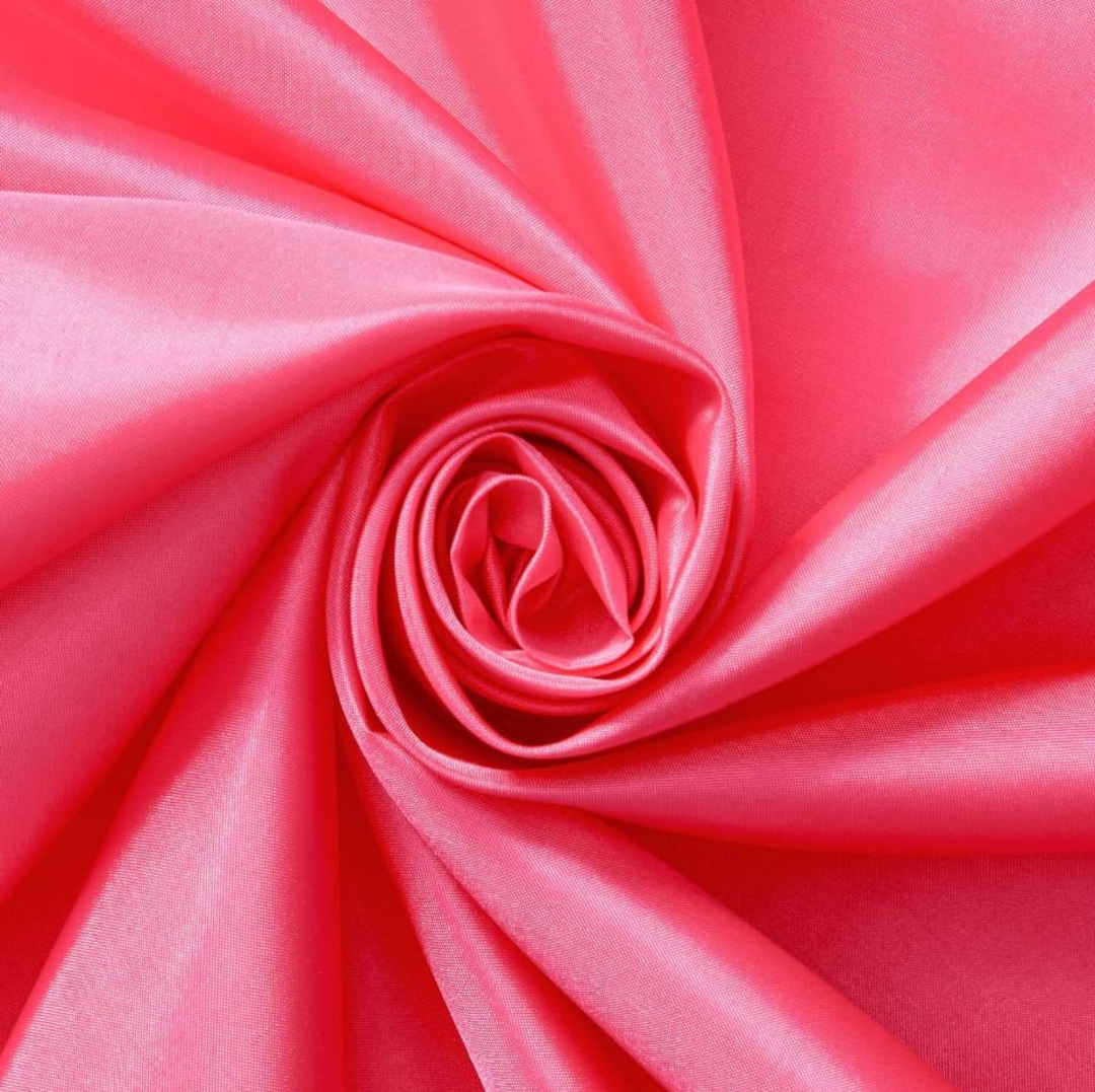 Hot Pink 60" Wide Polyester Lining Fabric by the Yard - Etsy
