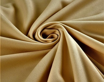 Brown 60 Wide 100% Polyester Wrinkle Free Stretch Double - Etsy