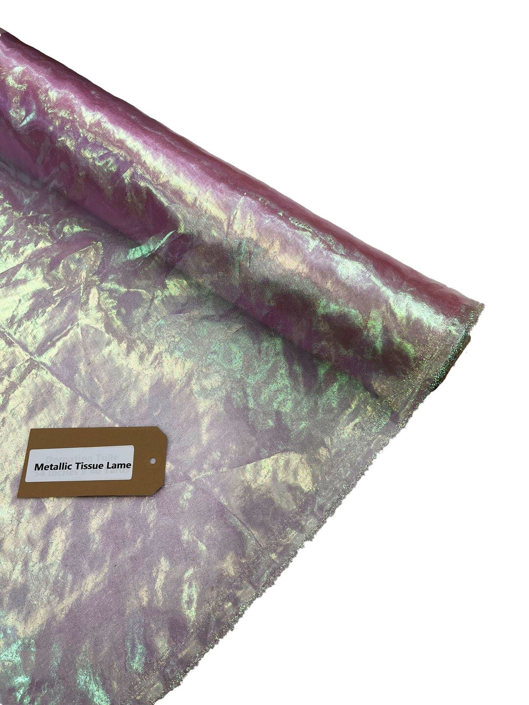 Metallic Shiny Light Weight Tissue Lame Fabric/sewing Craft Wedding ...