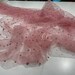 Dusty Rose - Scattered Pearls Studded With Silver Glitter Dusty Rose ...