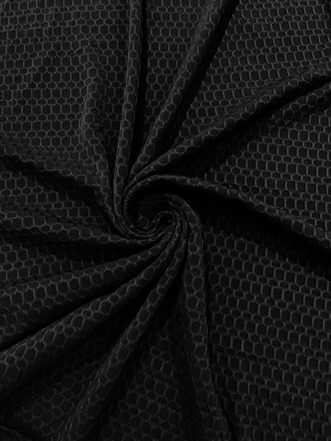 Honeycomb 4-way Stretch Knit Fabric for Leggings, Athletic Wear, Work ...