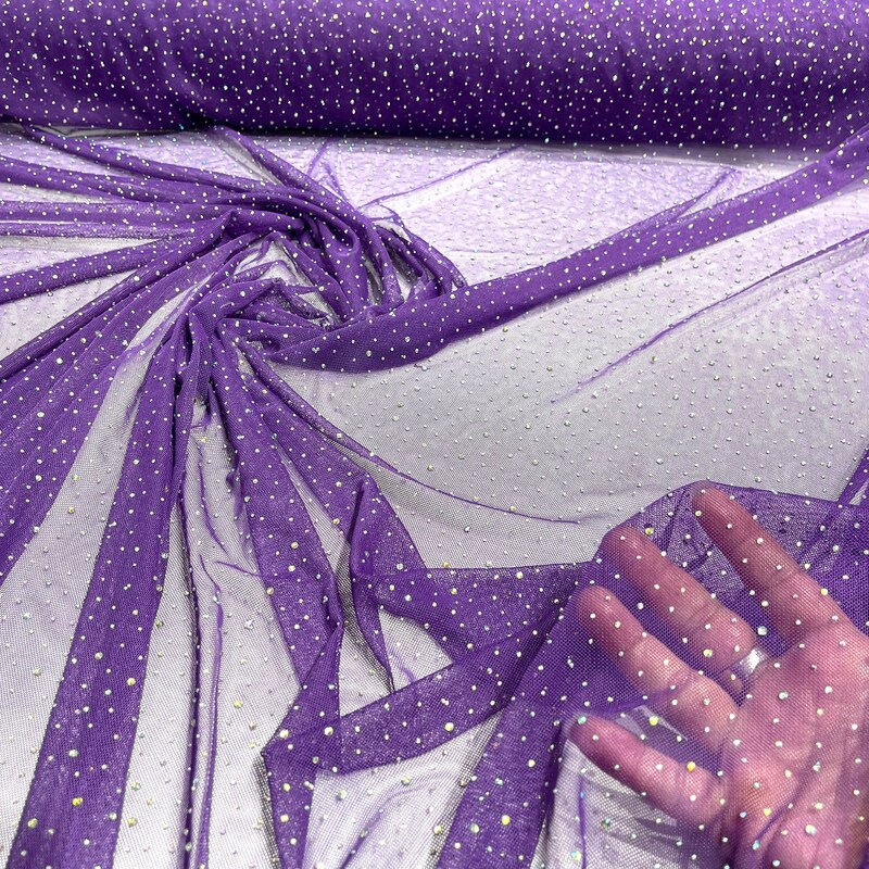 Purple Mesh Fabric - Etsy
