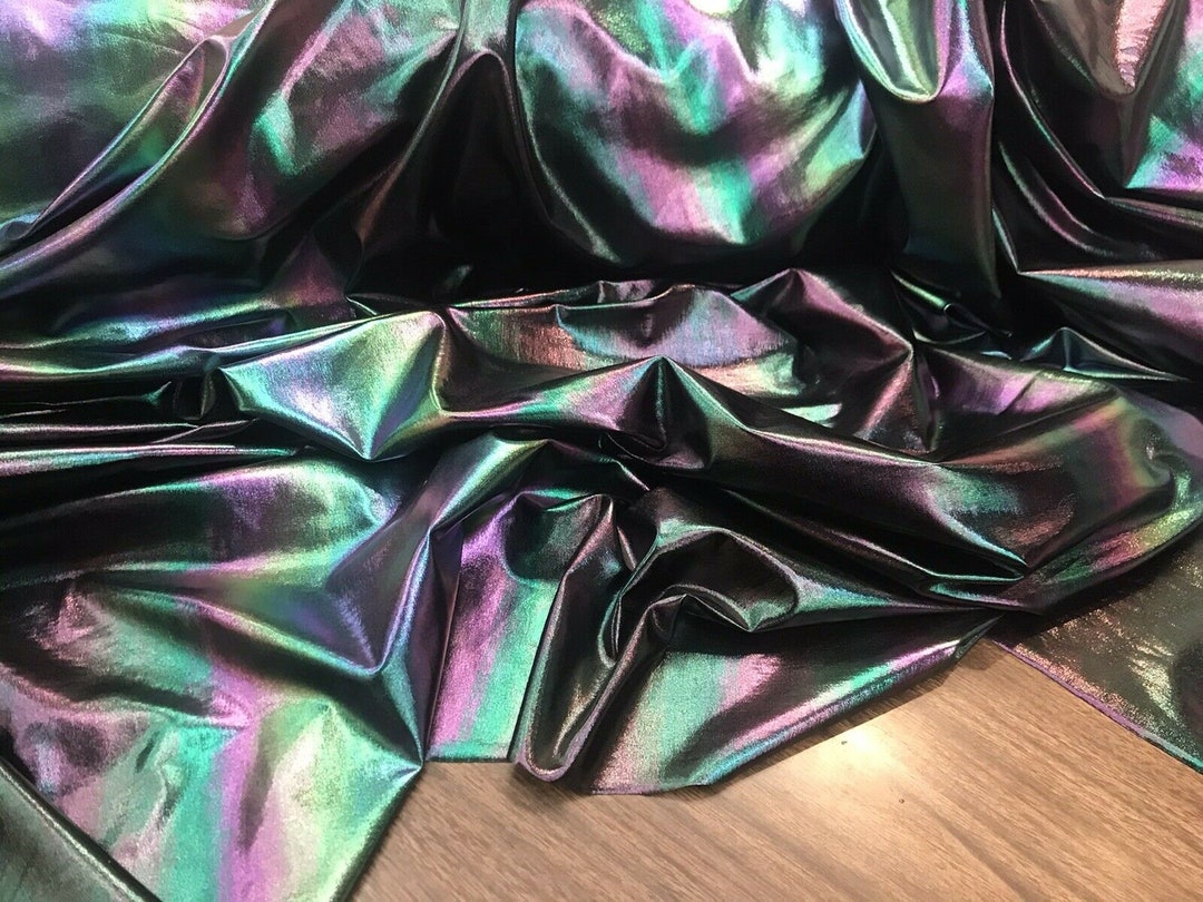 Oil Spill - VIP TEXTILE INC, Reflective Hologram Vinyl Faux Leather 4 ...
