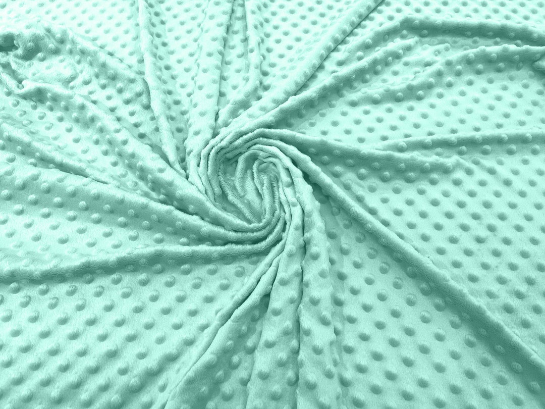 100% Polyester Minky Dimple Dot Soft Fabric SEW Craft. 58" Wide Sold by ...