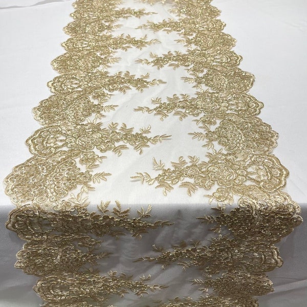 Gold Lace Runner - Etsy