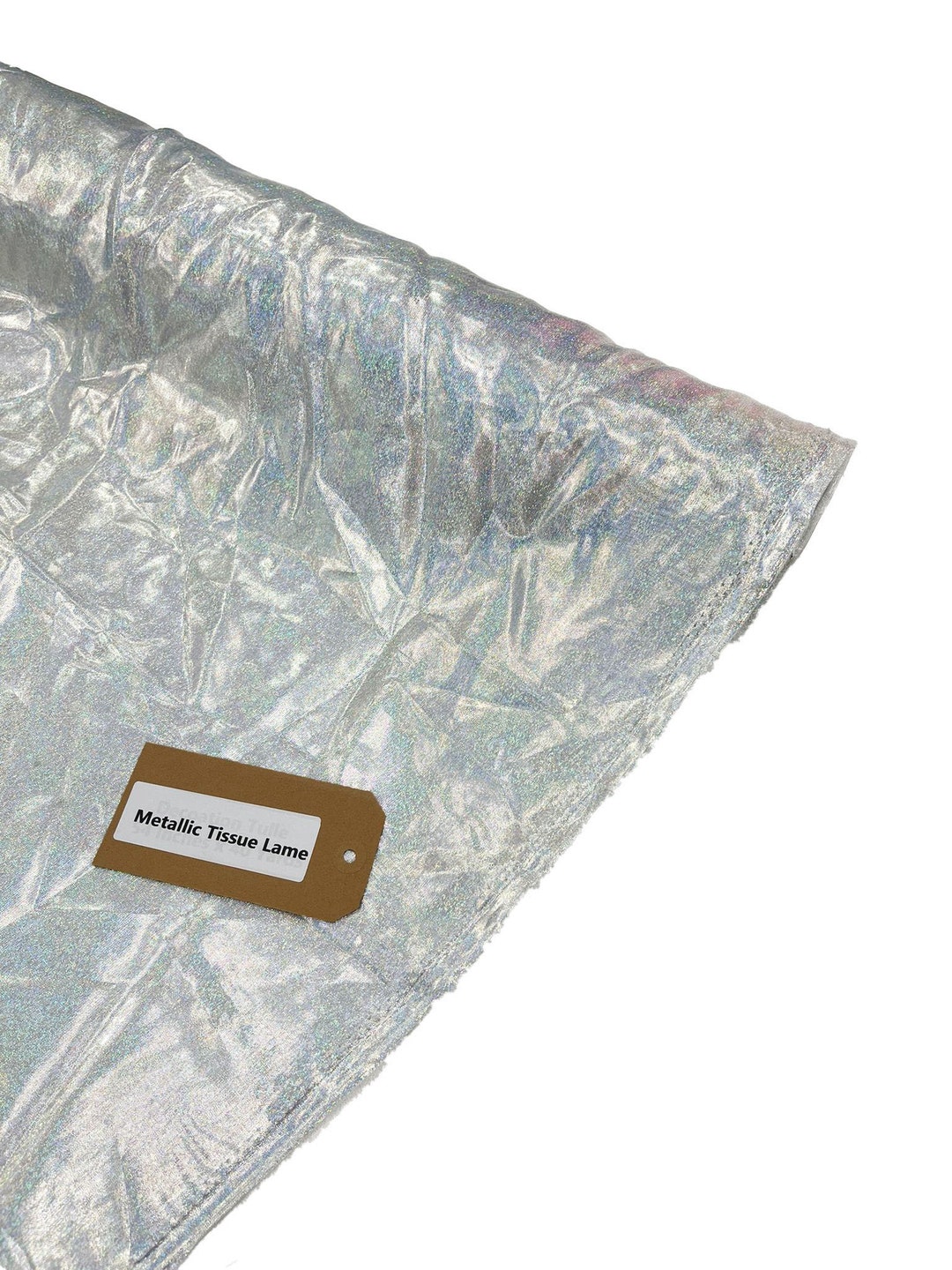 Metallic Shiny Light Weight Tissue Lame Fabric/sewing Craft Wedding ...