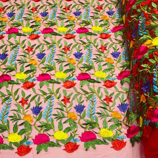 Mexican Fabric by the Yard - Etsy