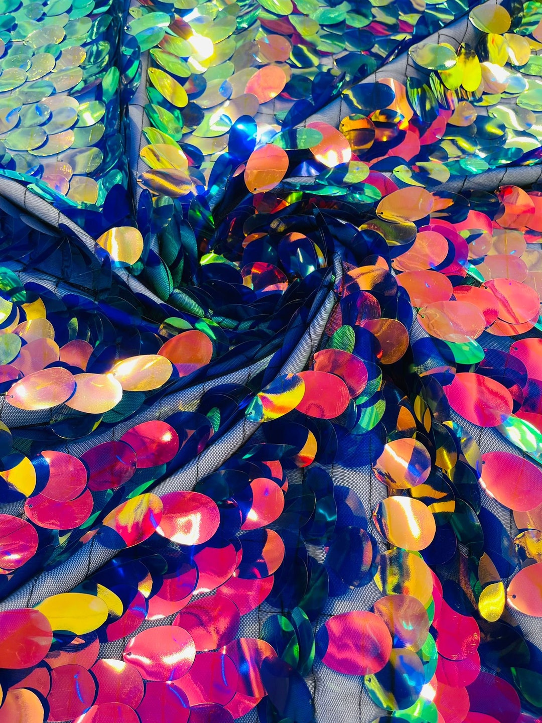 Jumbo Sequins Oval Sequin Paillette/tear Drop Mermaid Big Sequins ...