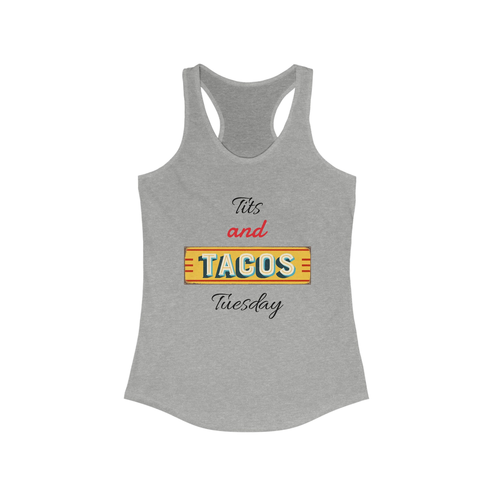 Tits and Tacos Tuesday Women's Ideal Racerback Tank - Etsy