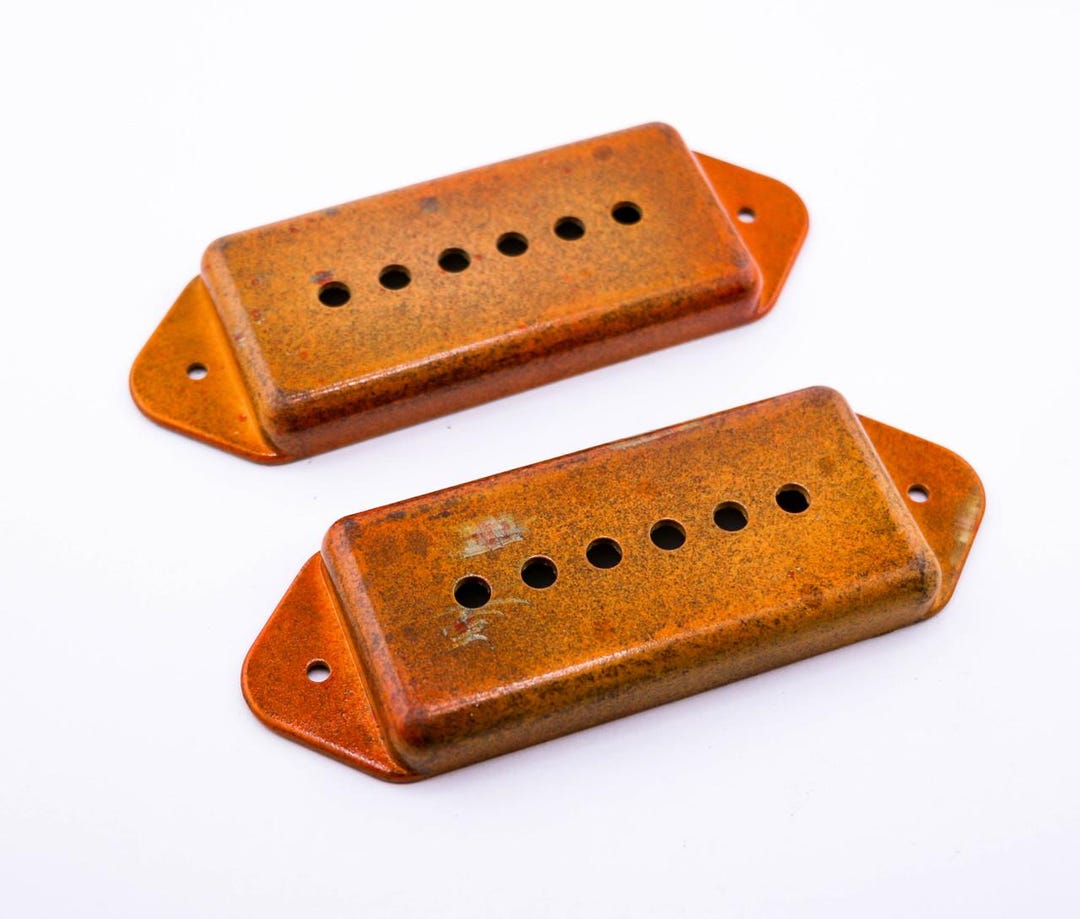 AGP ™ - P90 Dog Ear Guitar Pickup Cover Set 50mm Aged Relic #8132458 - Etsy