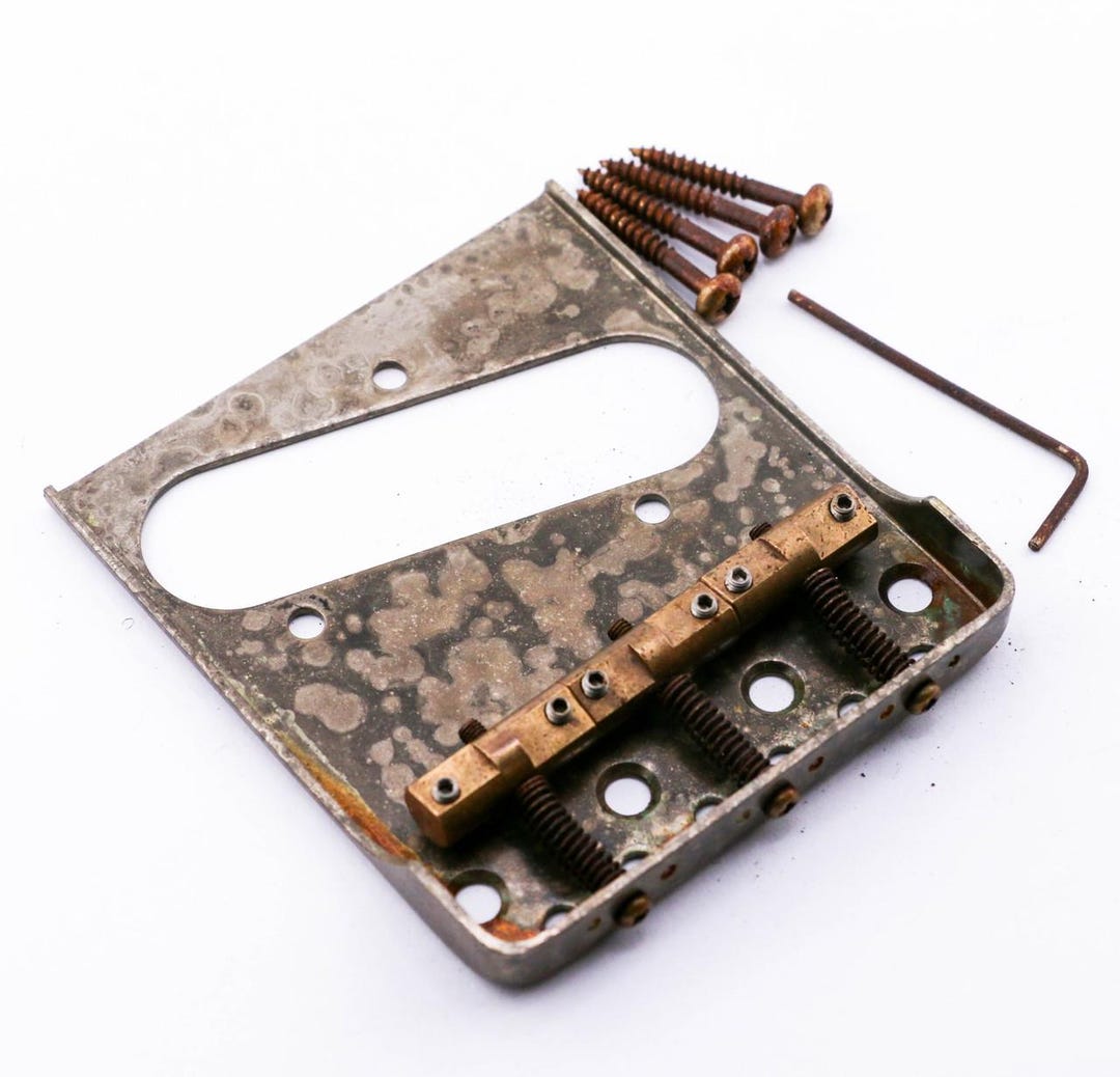 AGP ™ - Telecaster ® Cut Down Sides Aged Relic 3-saddle Bridge With ...