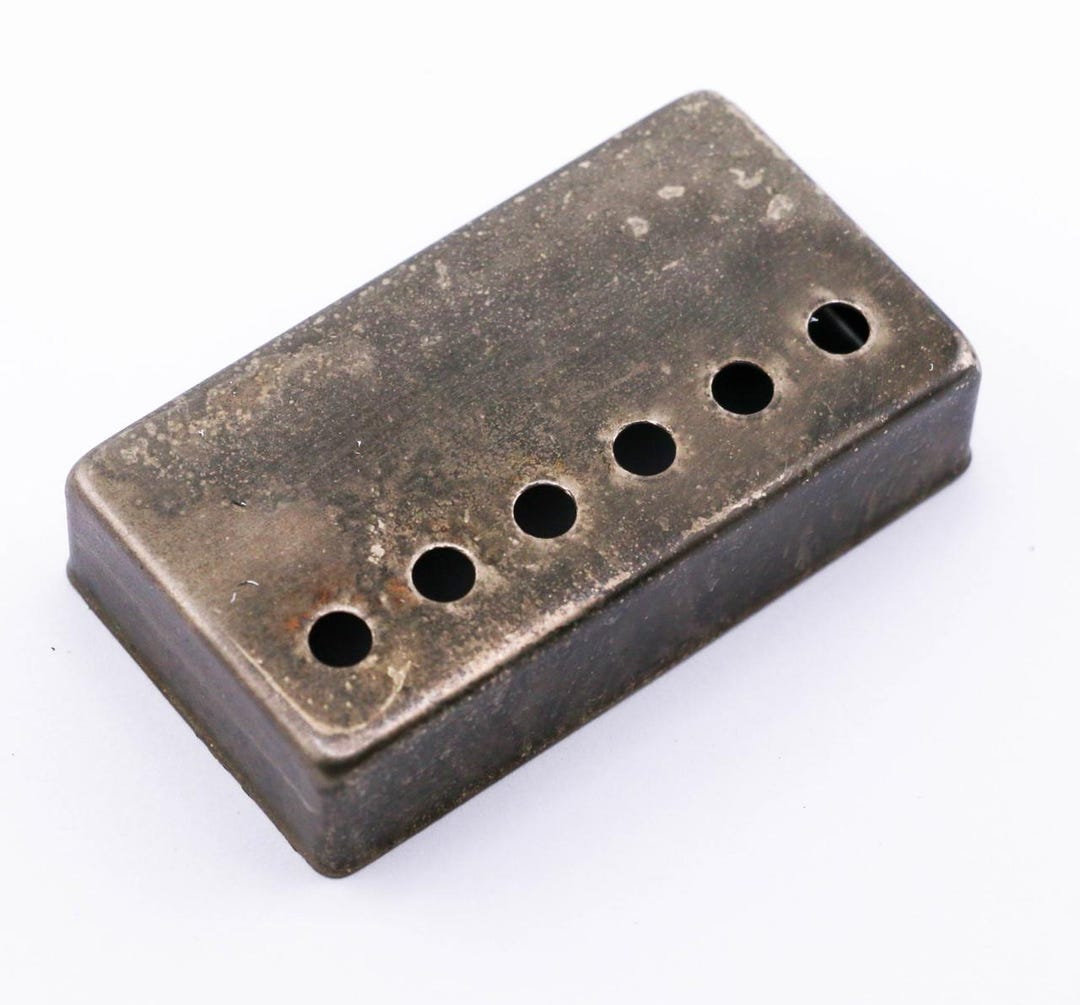 AGP ™ - Aged Relic Chrome Humbucker Cover Single *52mm Pole Spacing ...