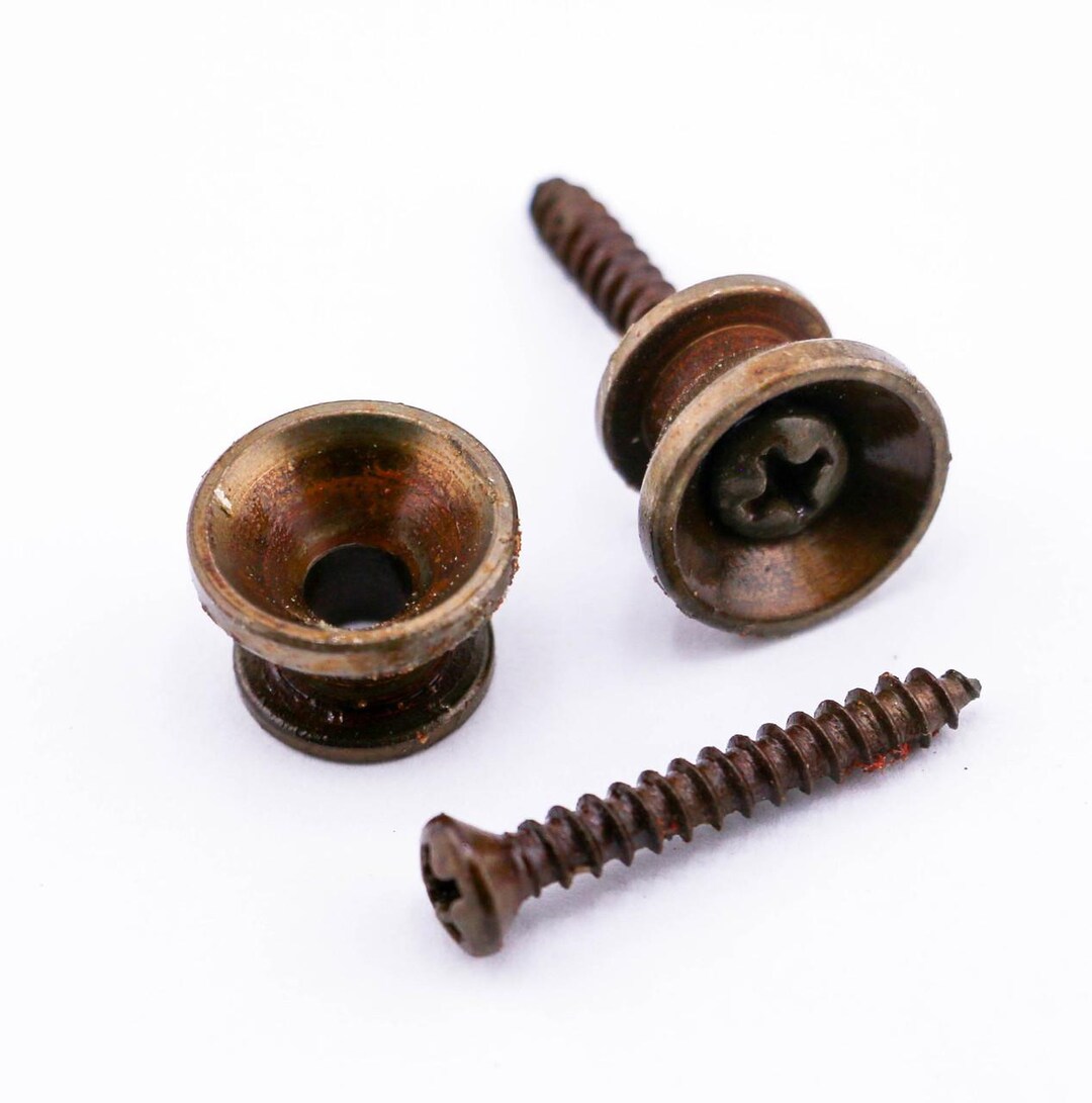 AGP ™ Fender ® Stratocaster ® Telecaster ® Aged Relic Nickel Strap ...