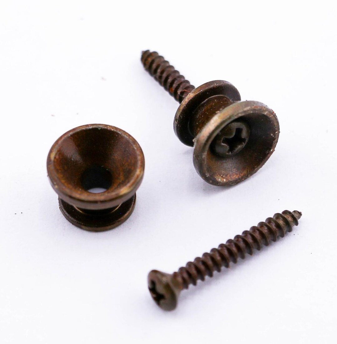 AGP ™ Fender ® Stratocaster ® Telecaster ® Aged Relic Nickel Strap ...