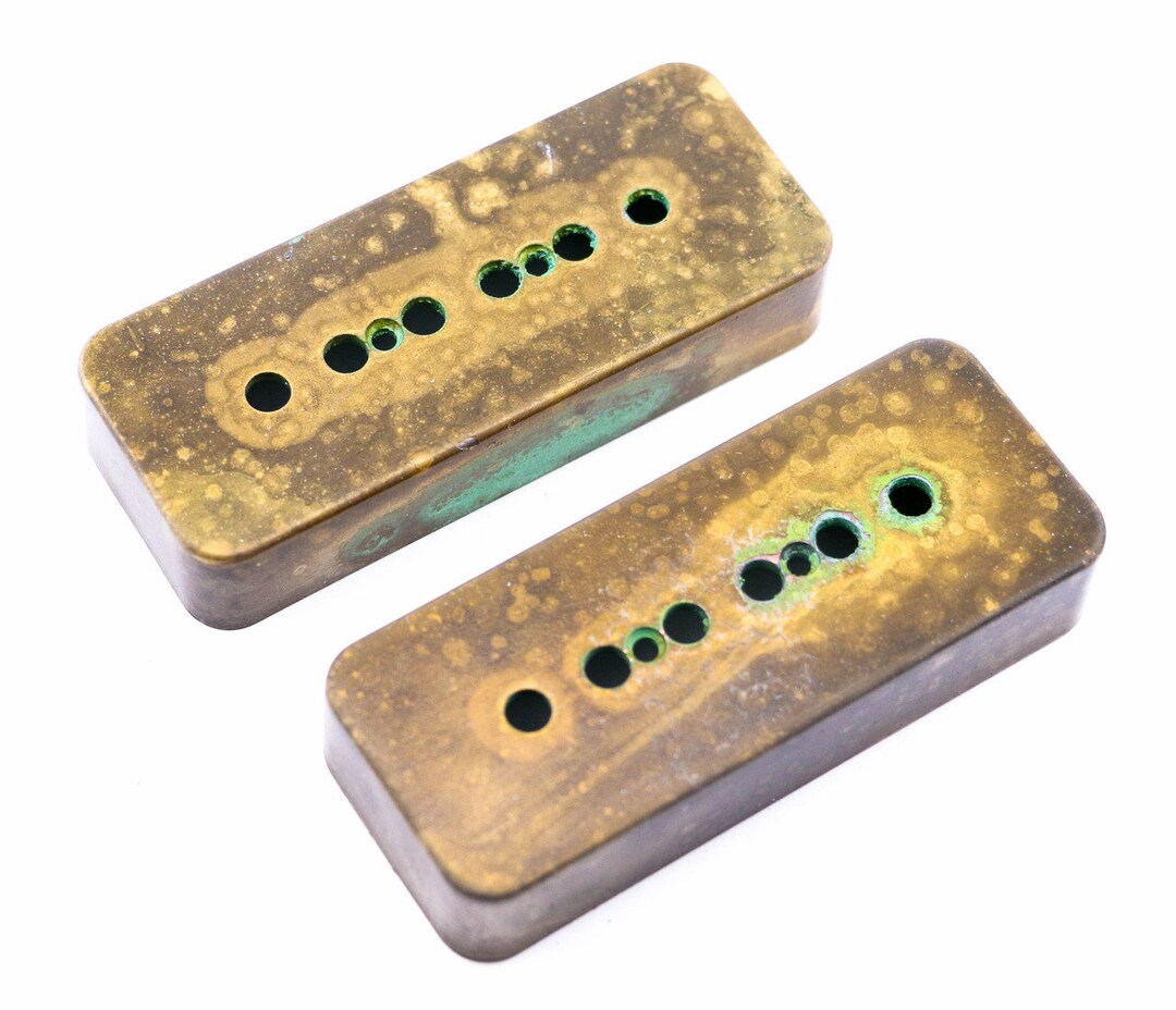 AGP ™ - Aged Relic P90 Soapbar Guitar Pickup Covers 50mm #1122343 - Etsy