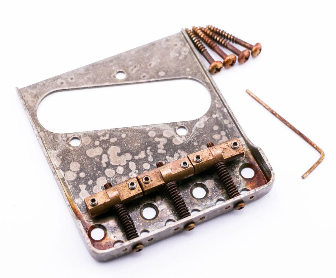 AGP ™ - Telecaster ® Cut Down Sides Aged Relic 3-saddle Bridge With ...