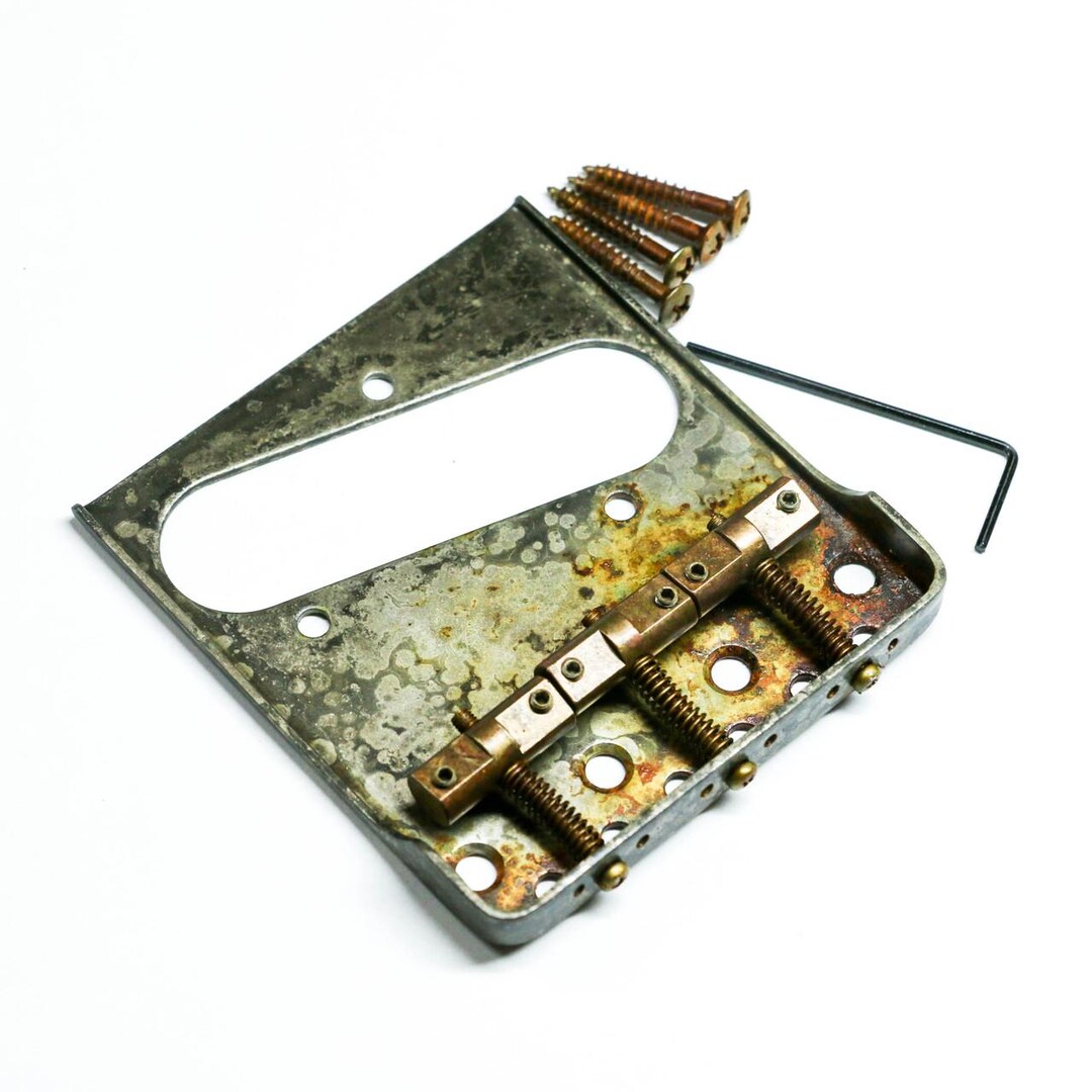 AGP ™ - Telecaster ® Cut Down Sides Aged Relic 3-saddle Bridge With ...