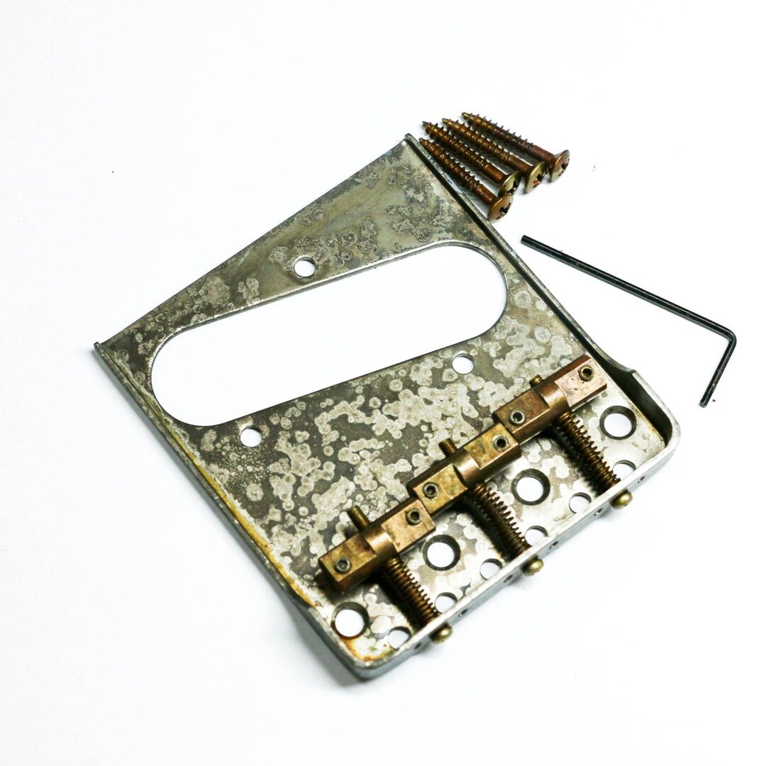 AGP ™ - Telecaster ® Cut Down Sides Aged Relic 3-saddle Bridge With ...